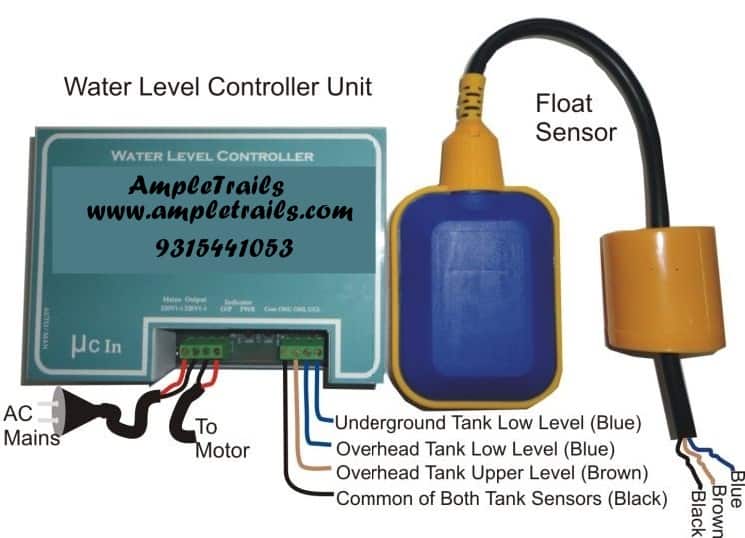 Fully Automatic Water Level Controller Circuit Diagram