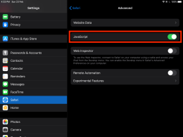 How To Enable Or Block JavaScript On Safari IOS iPadOS 