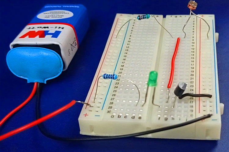 How To Make Ldr Darkness Sensor Circuit Simple Diy Circuit Diagram