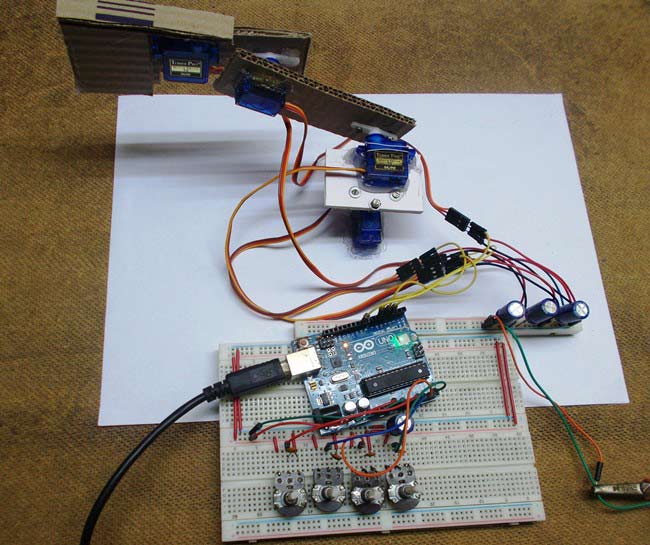 How To Make Simple Circuit Robot With Arduino Uno Wiring Draw And Schematic