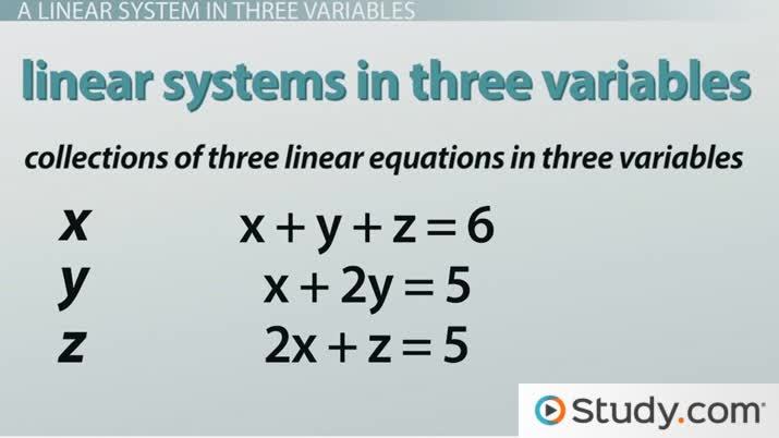 How To Solve Algebraic Equations With 3 Variables - Tessshebaylo