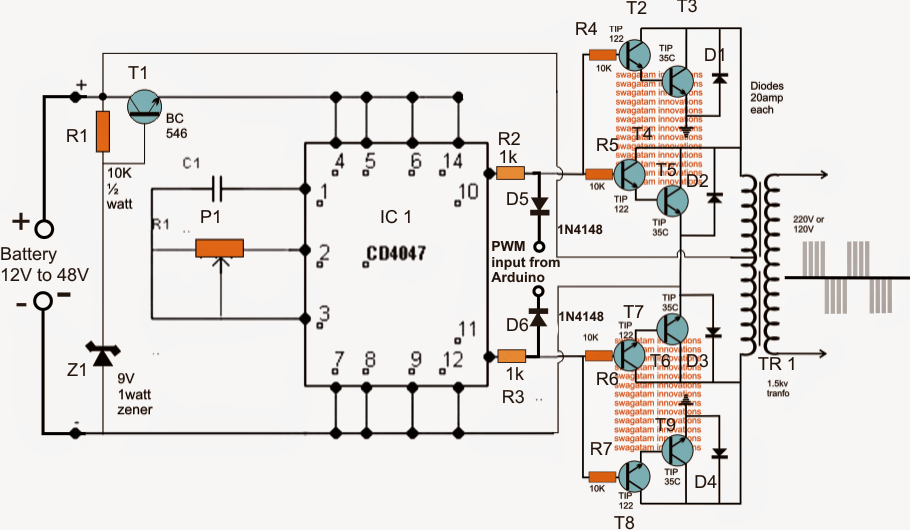 3 Phase Pwm Inverter Circuit Diagram - Circuit Diagram