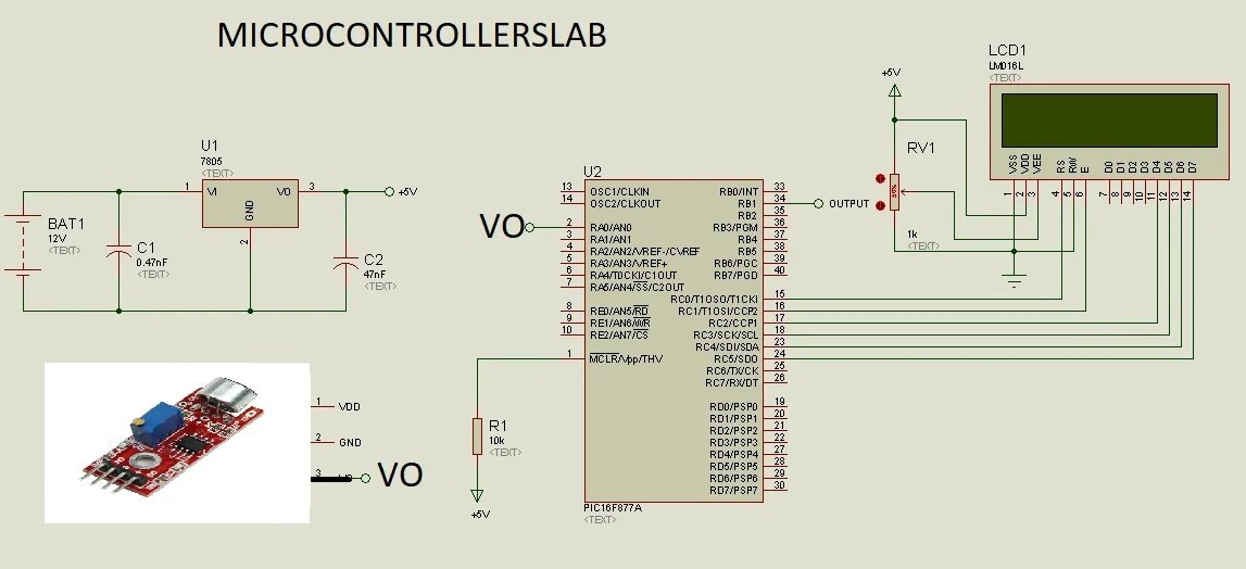 Sound Sensor Module Circuit Diagram - Wiring Diagram