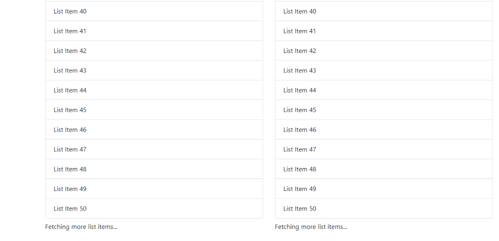 10+ Infinite Scroll For React - OnAirCode