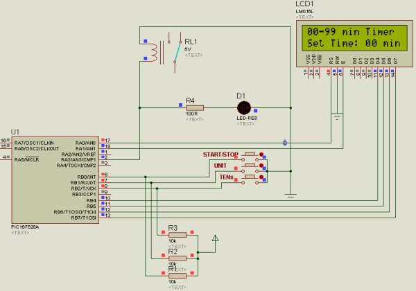 Digital Countdown Timer Circuit Diagram » Wiring Diagram & Schematic