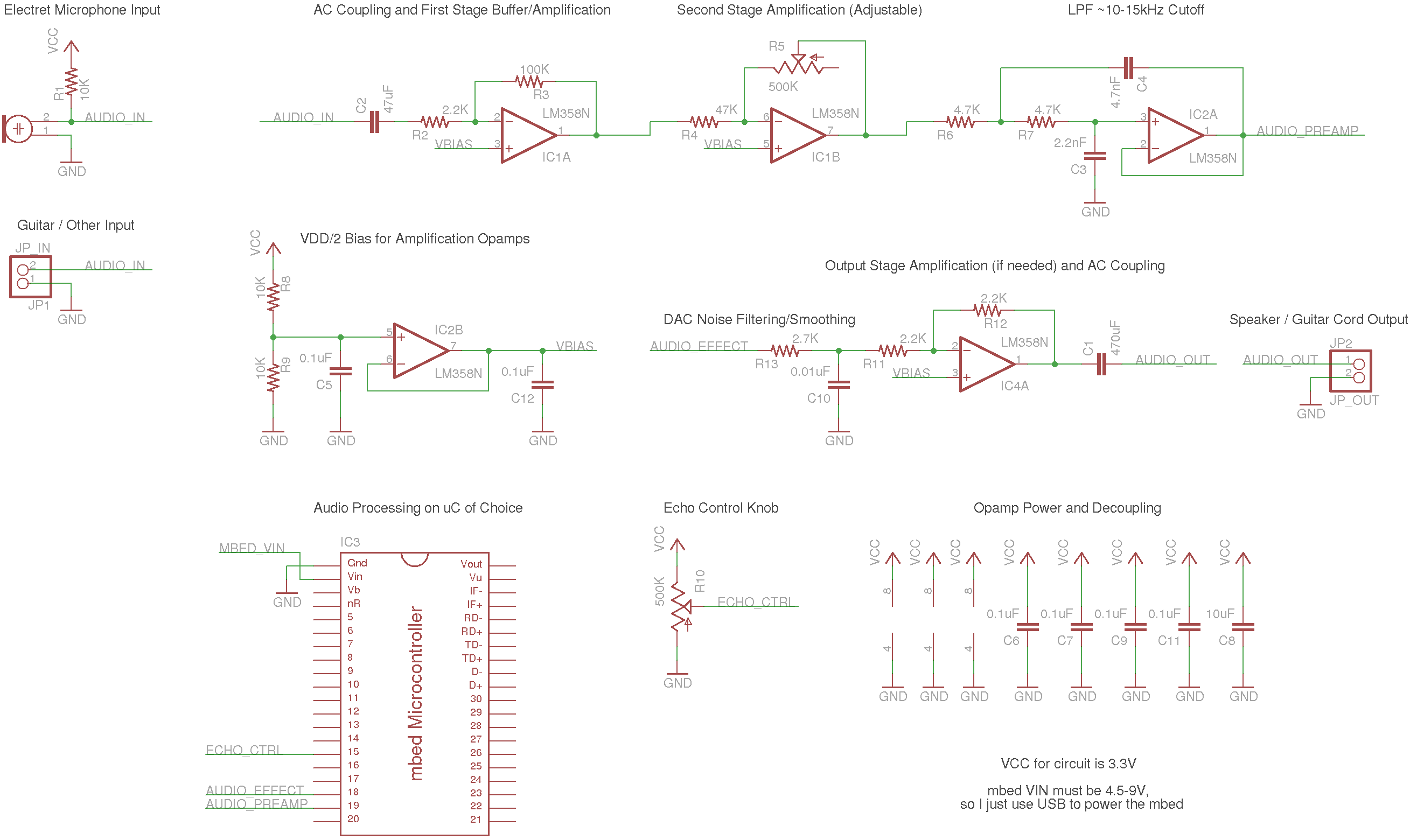 Mic Echo Effect Circuit Diagram - Circuit Diagram