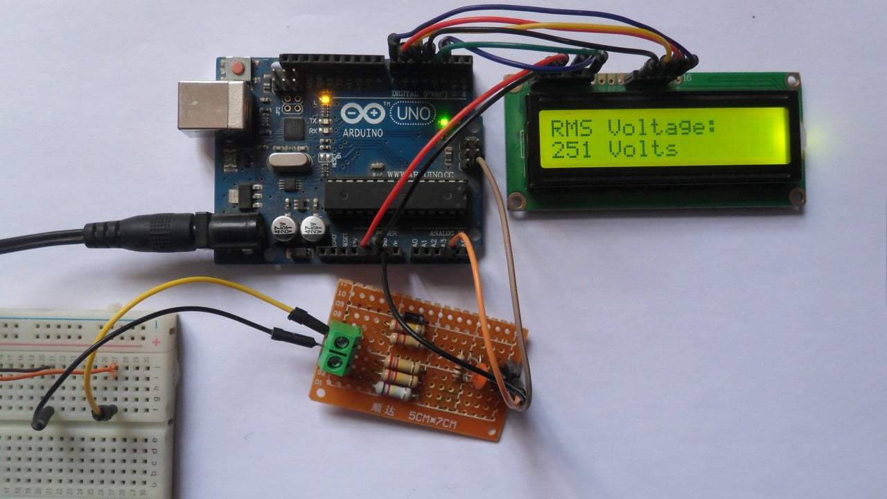Isolated Ac Voltage Sensing Circuit - Circuit Diagram