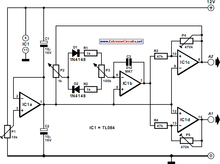 Function Generator Schematic Diagram