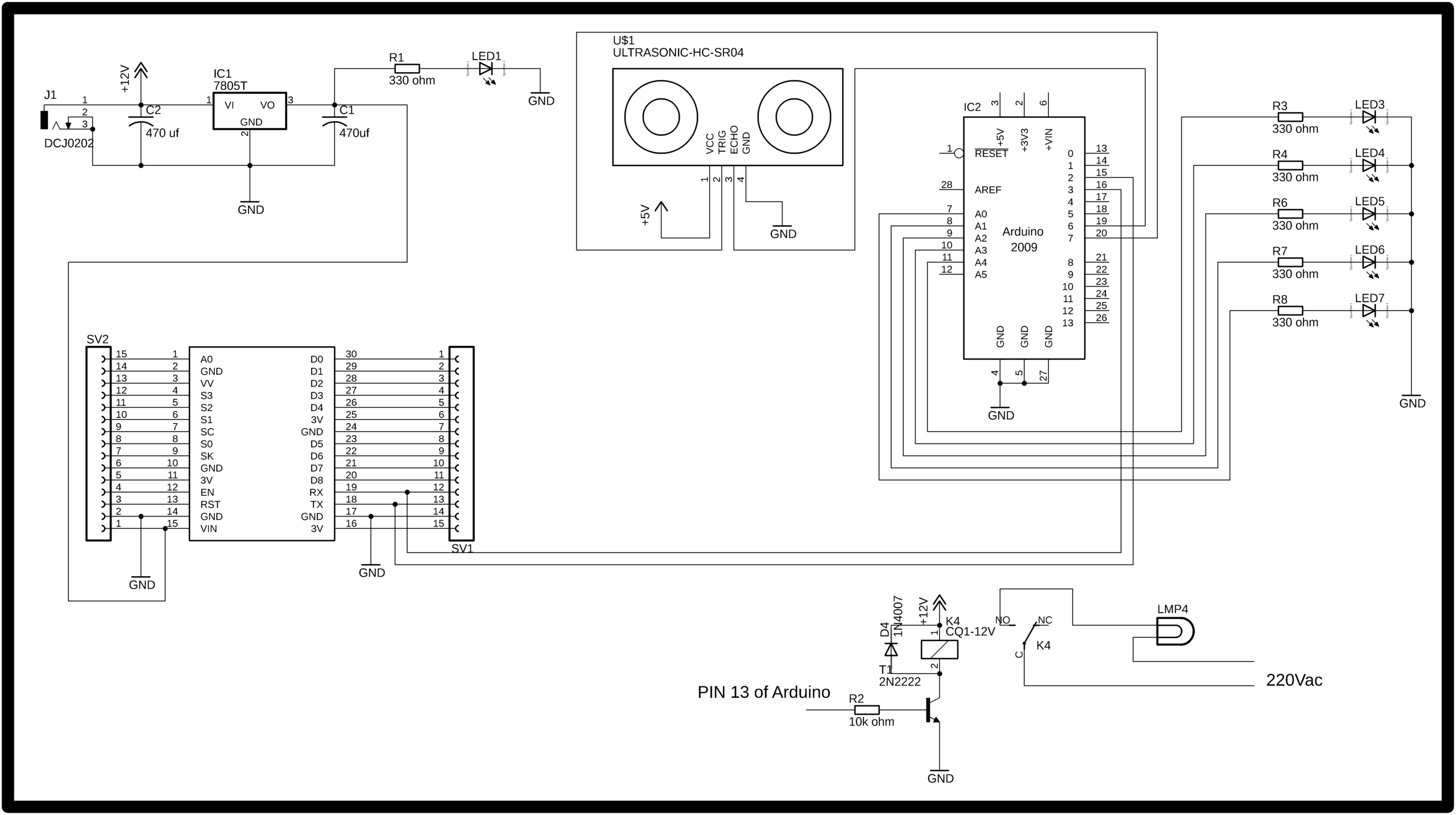 Ultrasonic Level Sensor Circuit Diagram - Circuit Diagram