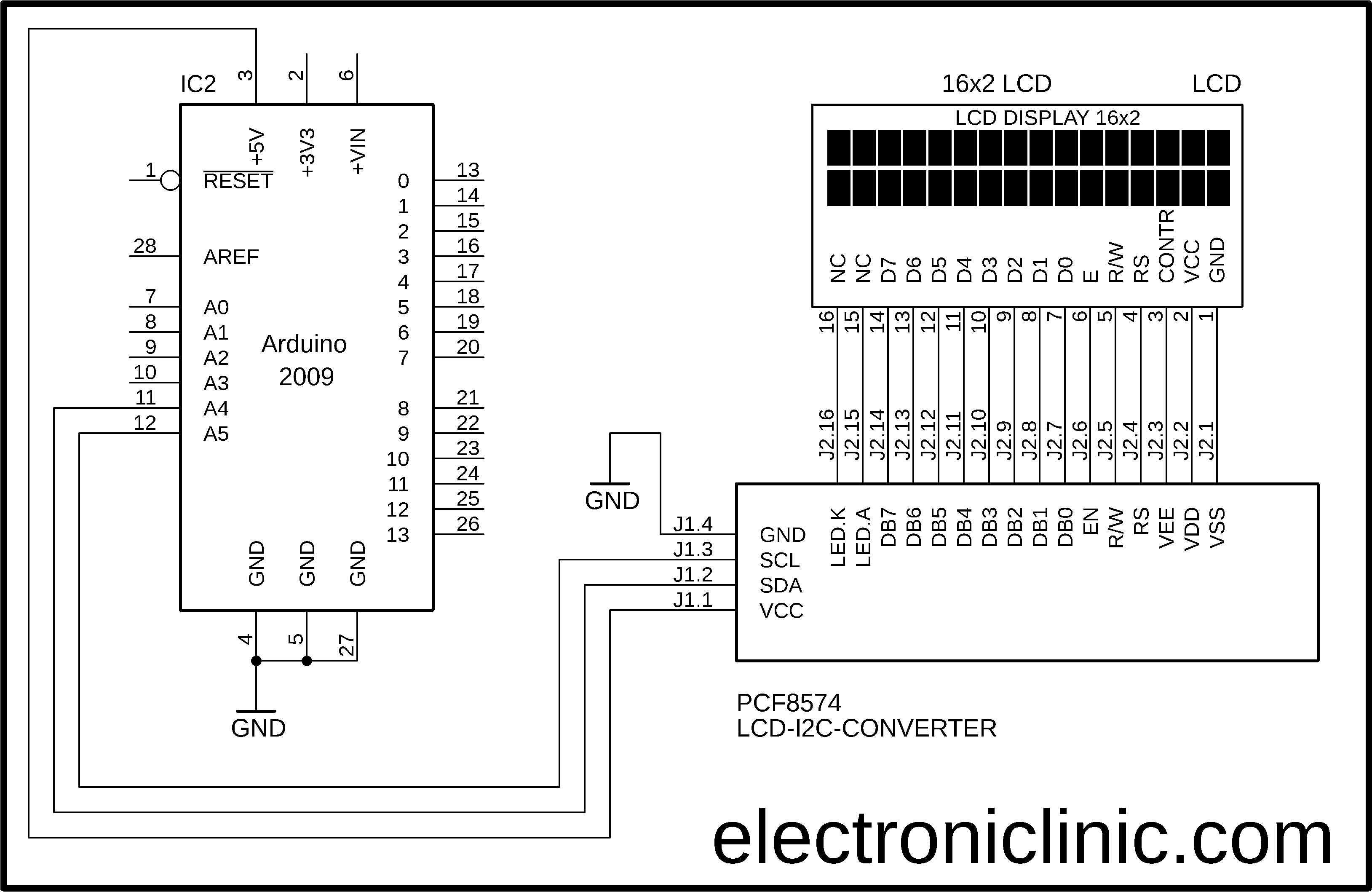 Arduino Lcd Display Wiring Diagram - Circuit Diagram