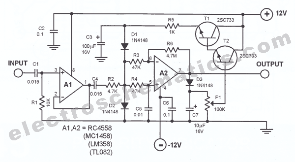 Automatic Volume Control Circuit Diagram - Circuit Diagram