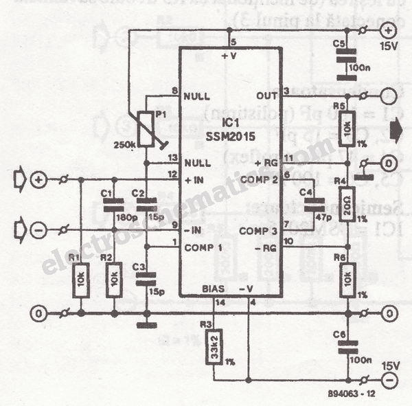 Transistor Build Low Noise Microphone Amplify » Electric Chart