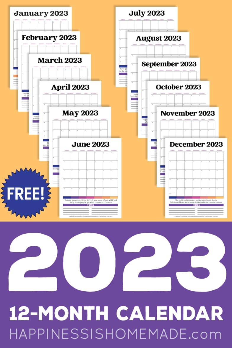 Free Printable Monthly Calendar 2023 Happiness Is Homemade free-printable-monthly-calendar-2023-happiness-is-homemade