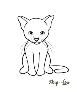How One Can Draw A Cat Simple Drawing Tutorial COSTAMAYAFEST