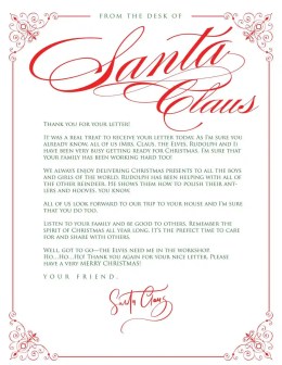 Instant Download Editable Santa Letter And Nice List Certificate Personalised Letter From Santa 