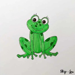 Frog Drawing For Kids