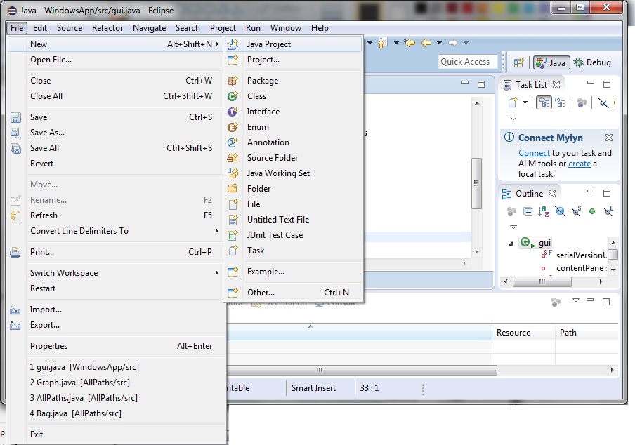 Java Swing Project In Eclipse Example | Lipstutorial.org Java Swing Project In Eclipse Example | Lipstutorial.org