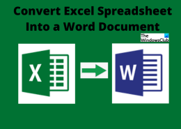 How To Convert Excel Spreadsheet Into A Word Document TrendRadars